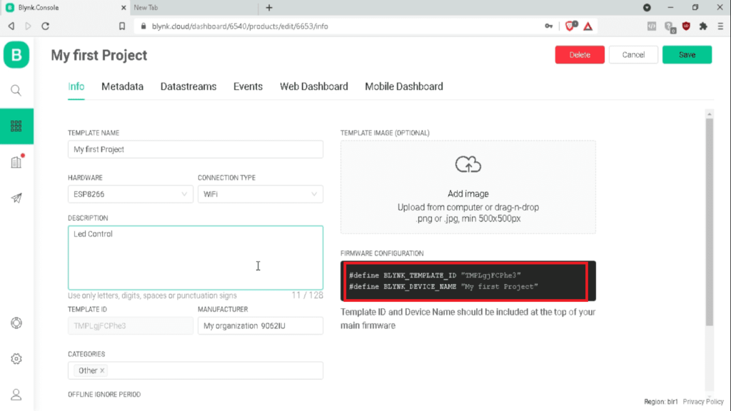 How to start with Blynk 2.0- with Web & Mobile Dashboard- LED control ...